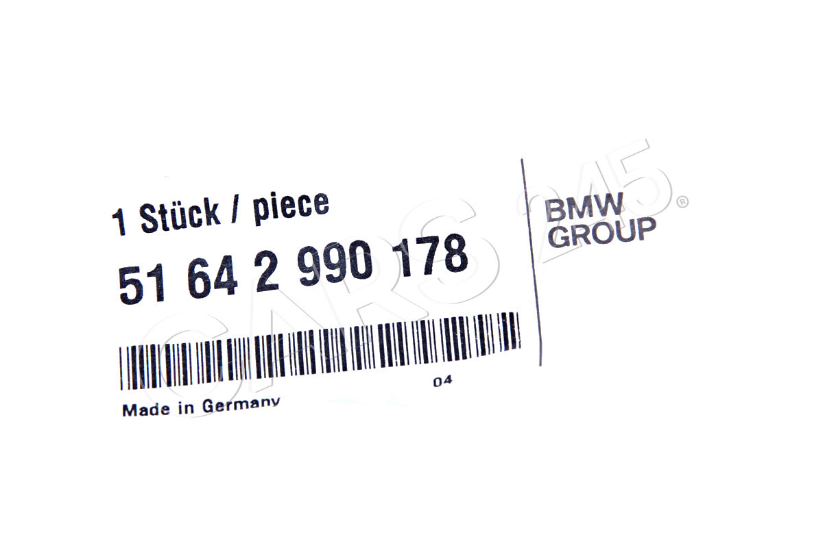 Genuine BMW E84 M12 SUV Air Guidance Duct Front OEM 51642990178 | eBay