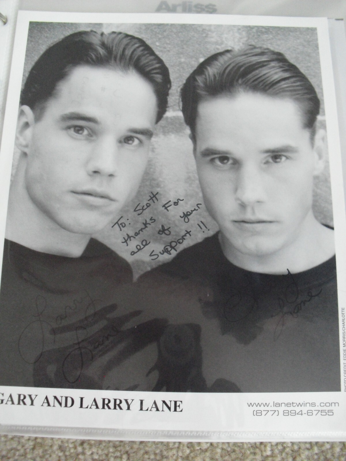 Actors Gary and Larry Lane Signed Autographed 8x10 Photograph | eBay