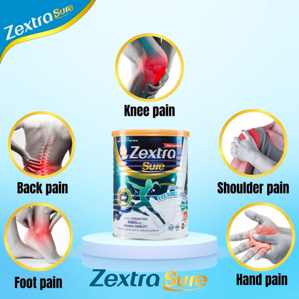 4 X Zextra Sure Milk 400g For Knee Back Pain Bone Strengthen EXPRESS ...