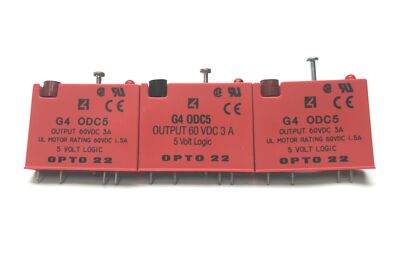 Lot of 3 Opto 22 G4 ODC5 Digital Output Module, Output 60VDC 3A, 5VDC Logic | eBay