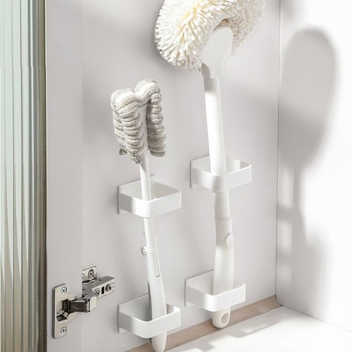 2Pcs Multifunctional Side Storage Rack White Cooking Utensils Storage ...