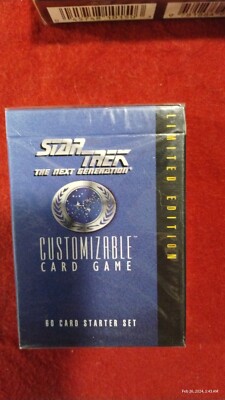 star trek next generation card game: 60 card starter set limited ...