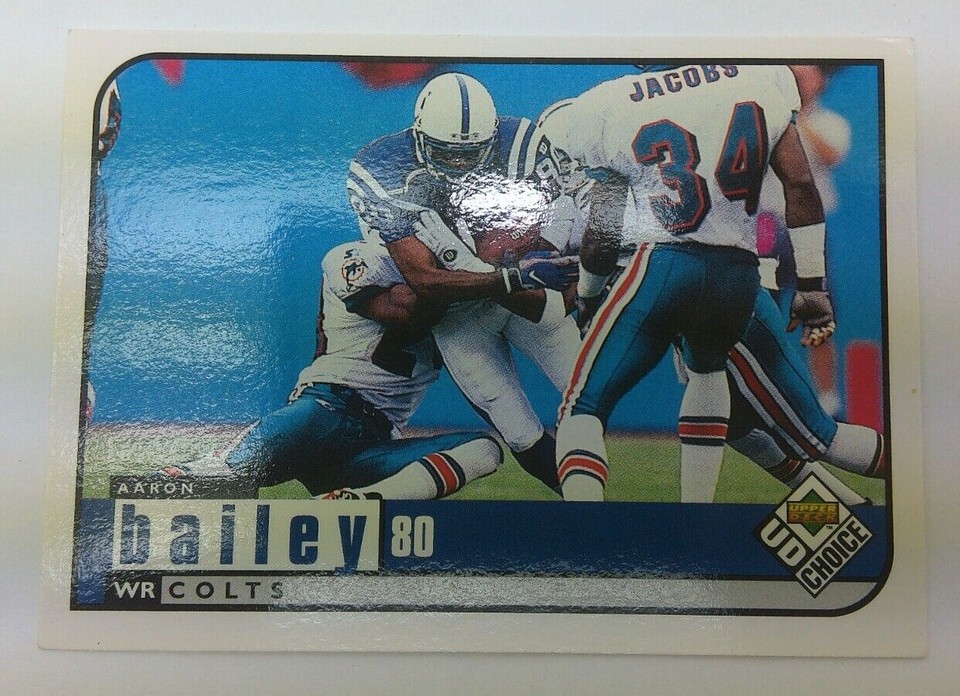1998 VINTAGE Upper Deck Choice Aaron Bailey #345 COLTs GOOD CONDITION ...