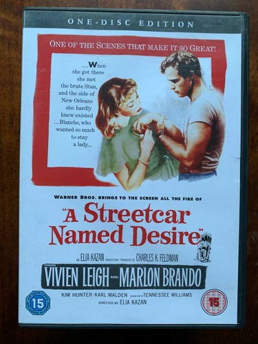 Streetcar named Desire DVD 1951 Tennessee Williams Movie Classic w ...