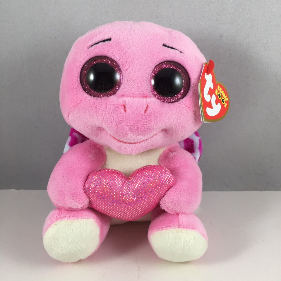 SET of 2 Ty Beanie Boos Valentines Day PARFAIT Fox & TORTE Turtle 6 ...