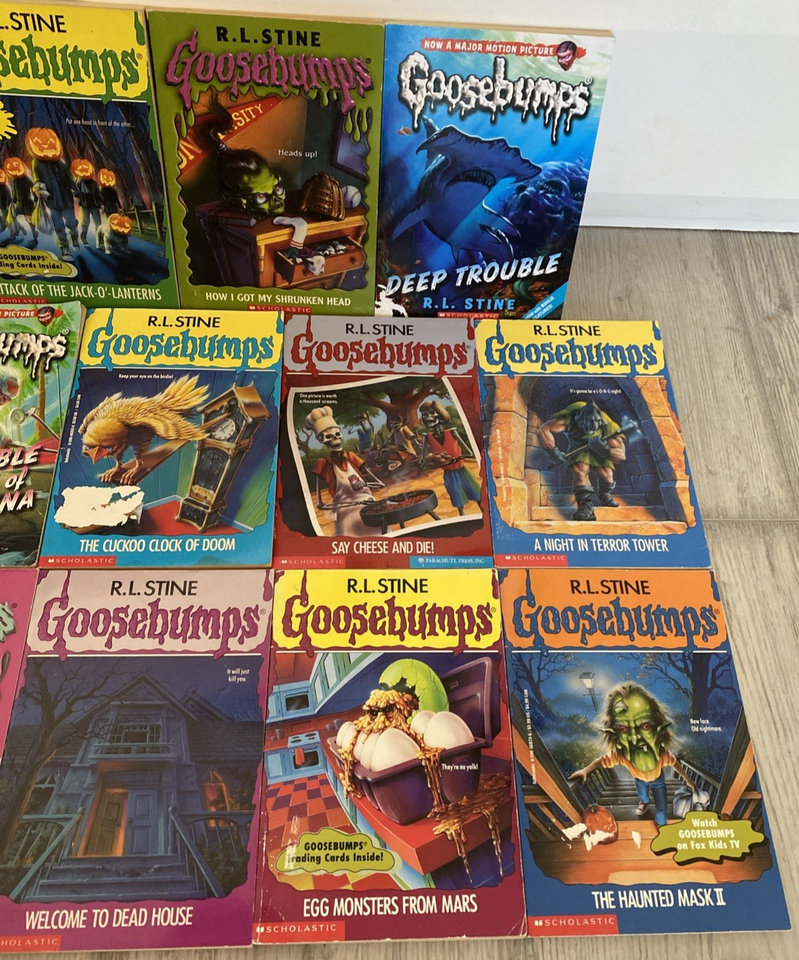 Goosebumps Lot of 23 Books RL Stine 1990s Vintage | eBay