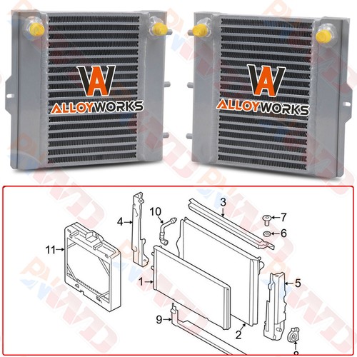 L&R Upgrade Aluminum Auxiliary Radiator For BMW F87 F80 F83 M2 M3 M4 ...