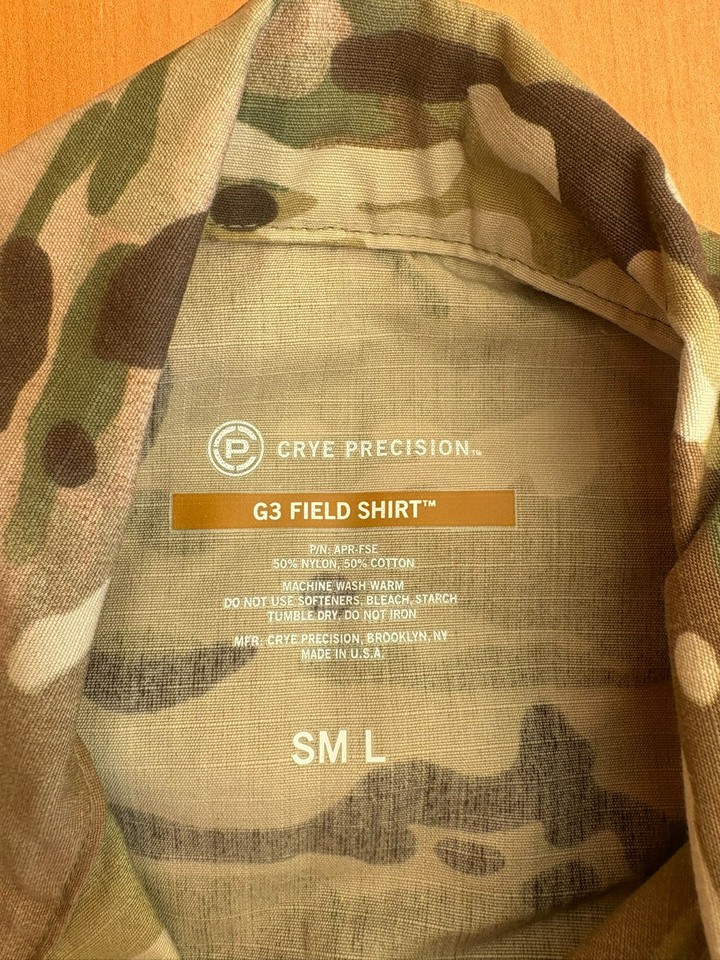 Crye Precision G3 Field Shirt Small Long Multicam | eBay