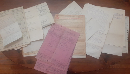 WW2 Documents Navy Militaria Lot Vintage Papers War WW2 Purchase ...