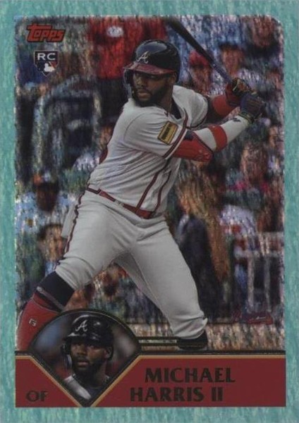 2023 Topps Archives - 2003 Topps Aqua Sparkle Foil #300 Michael Harris ...
