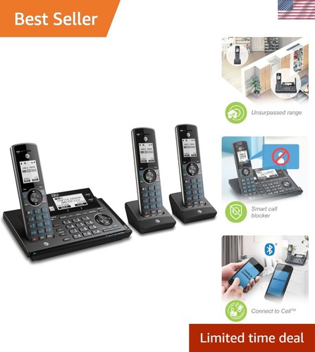 DECT 6.0 Expandable Cordless Phone with Bluetooth Connect to Cell ...