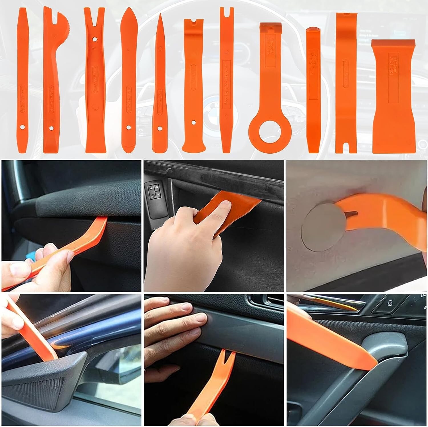 Car Removal Tool, 41 Piece Trim Timing Tool for Removing Trim and Door ...