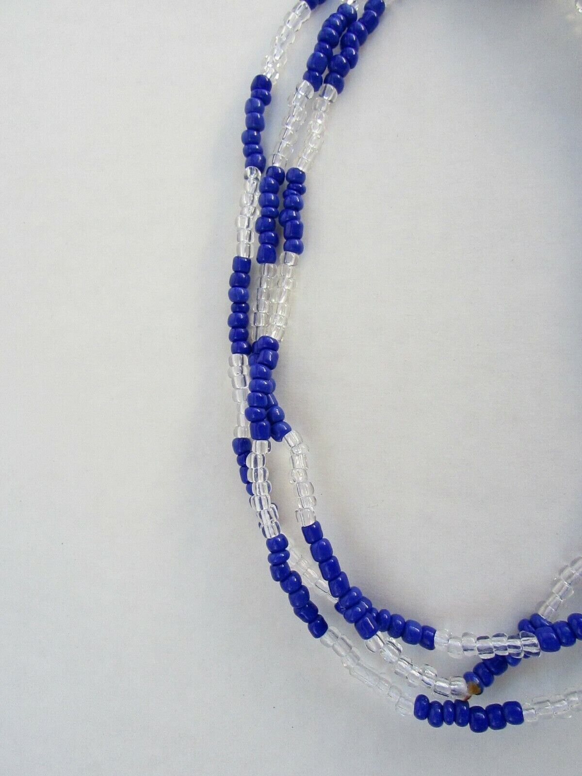 Yemaya Eleke Collar de Santeria Yoruba Religion Orisha Necklace 42" | eBay