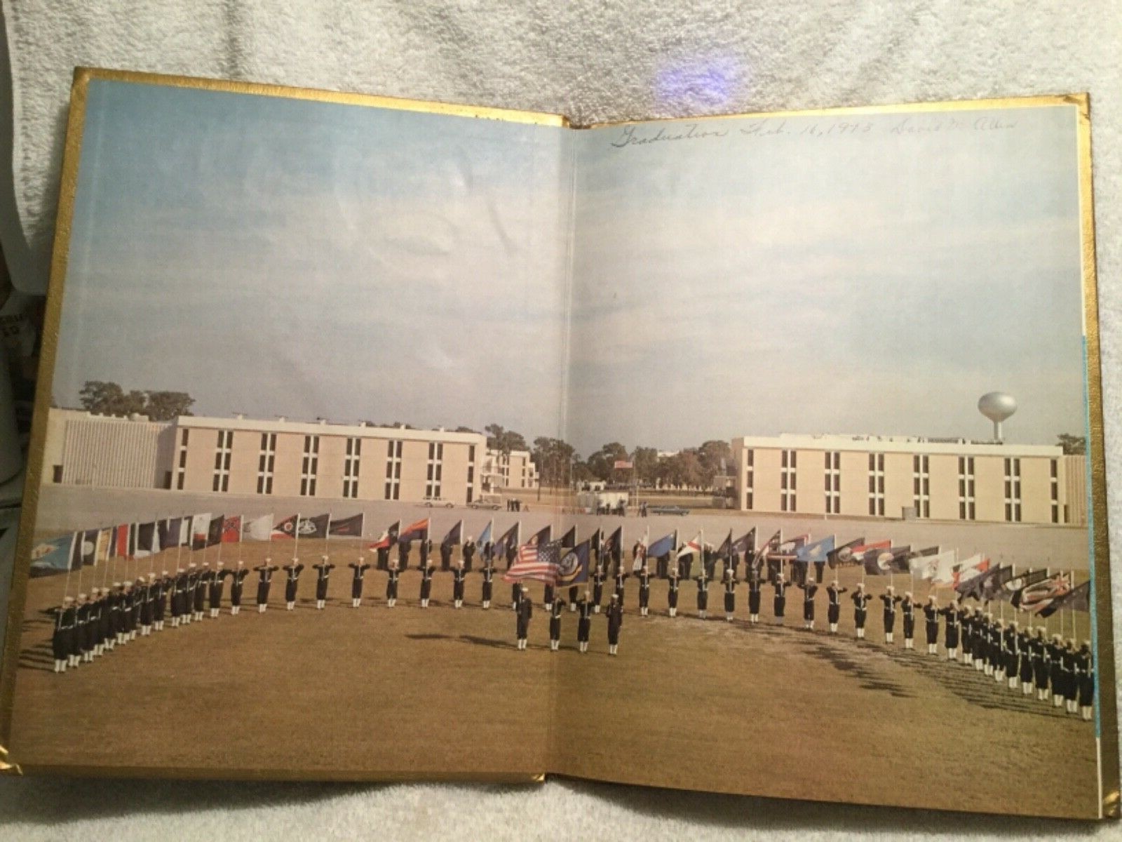 1973 Rudder Book Navy Recruit Training Command Orlando Co. 002 1st Reg ...