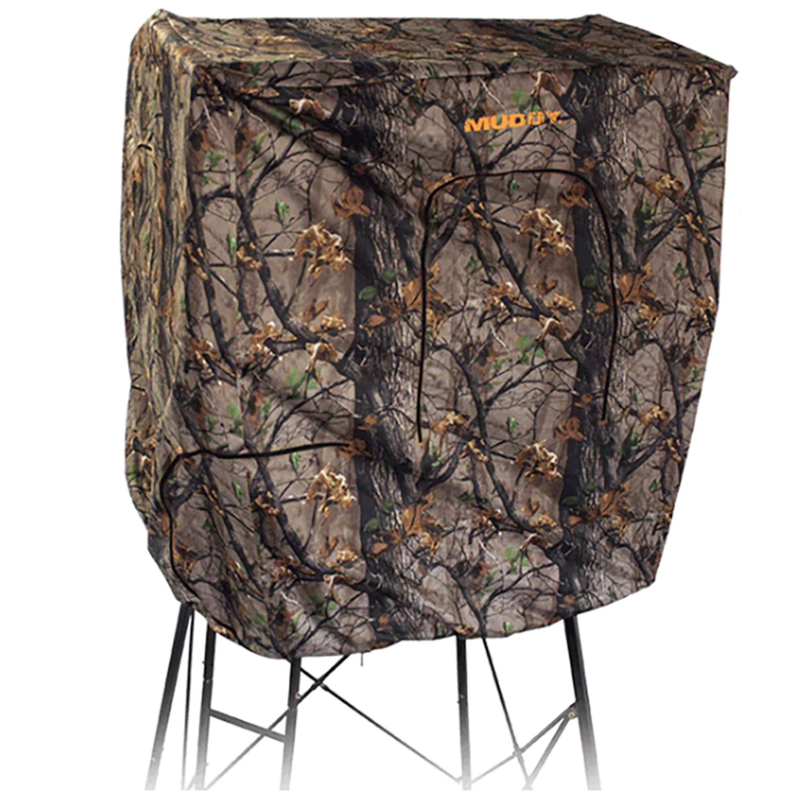 Muddy Steel 7 Foot Tall Quad Pod Hunting Blind w/ 4 Zippered Windows ...