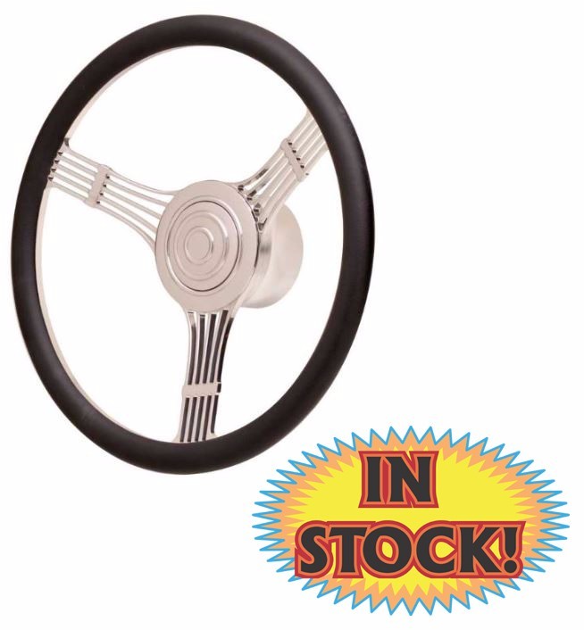 GTP 21-4245 - GT 9 Retro Steering Wheel with Banjo Spoke - Black ...