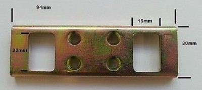 Universal Double Single Door Shootbolt Striker Plate | eBay UK