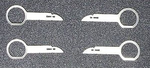 Audi Vw Mercedes Radio (4) Stereo Removal Tool Key T10057 Repair | eBay