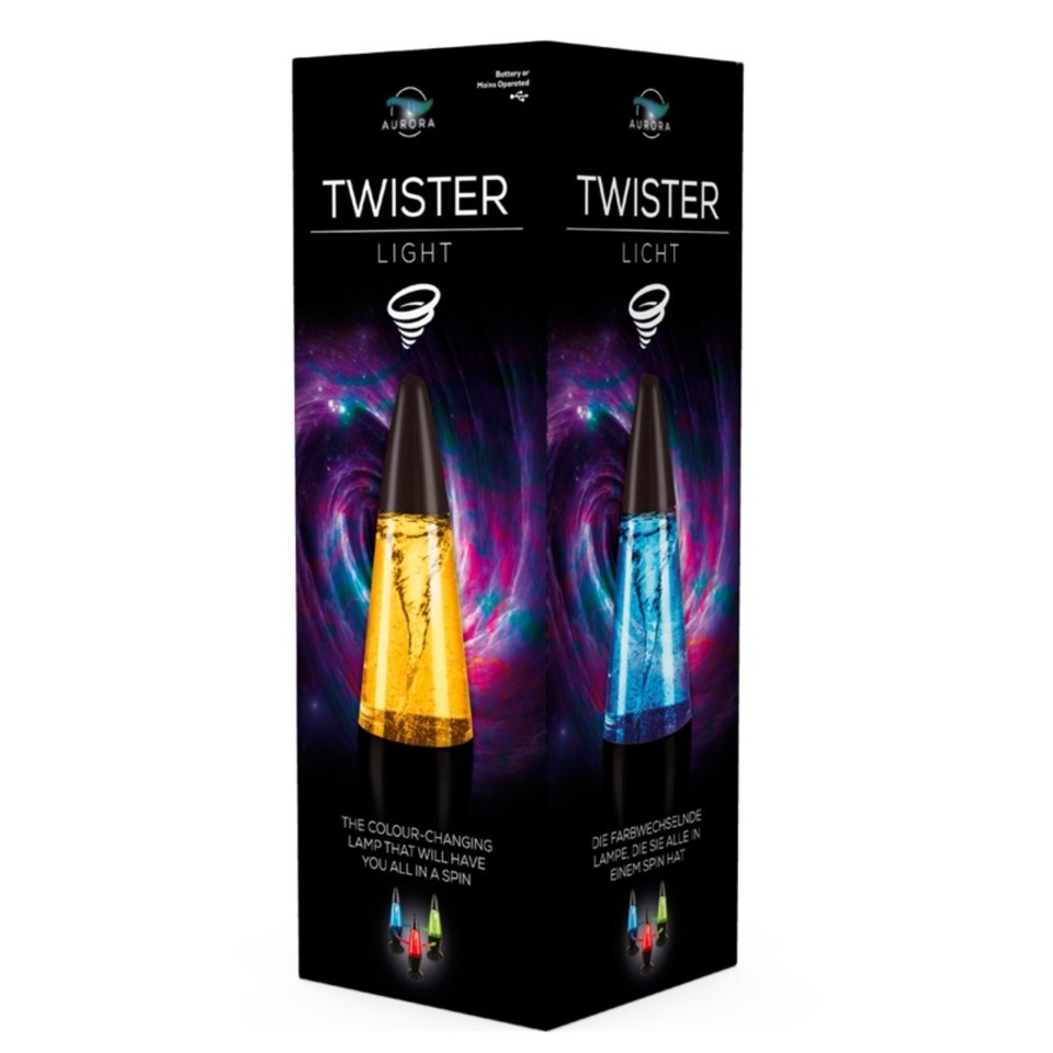 Twister Water Light Tornado LED Colour-Changing Lamp Fun Relaxing ...