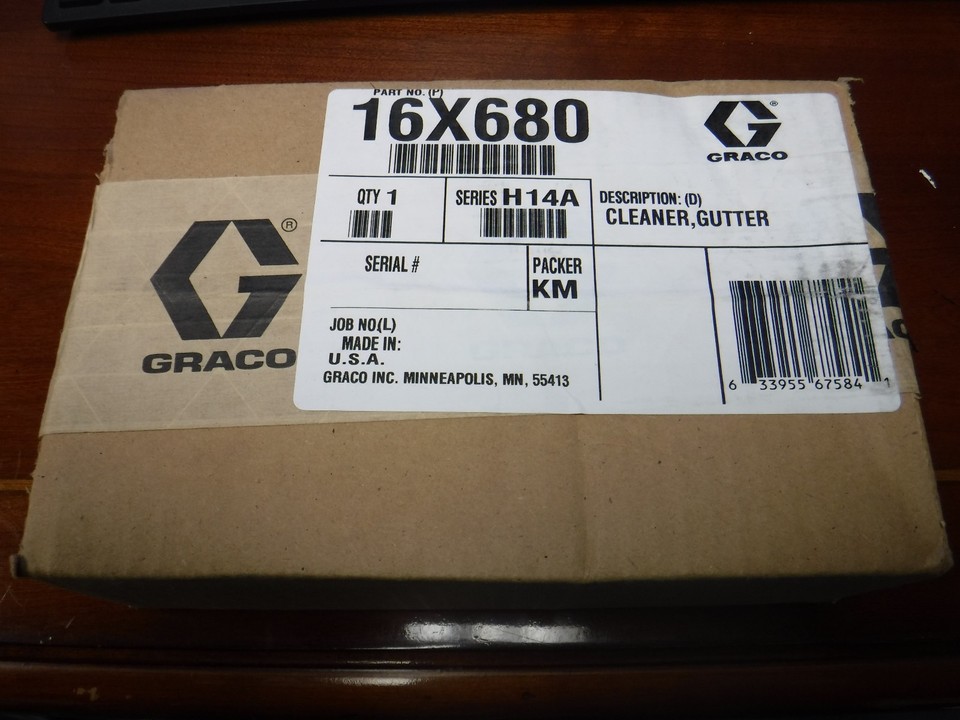 Genuine Graco Cleaner,Gutter (PN: 16X680) **BRAND NEW IN BOX** | eBay