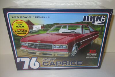 MPC 1/25 '76 Chevy Caprice 3 in 1 (Stock, Security, Hauler) #MPC963M/12 ...