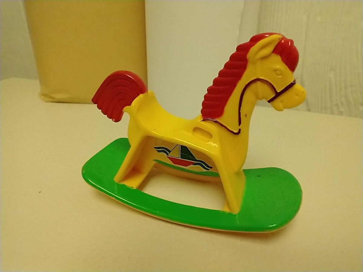 Vintage Plastic Rocking Horse Rocking Pony Rocking Horse 1988