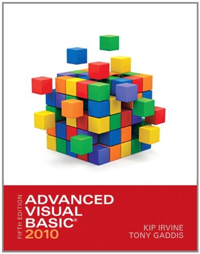 Advanced Visual Basic 2010 Broché Tony, Irvine, Kip Gaddis | eBay