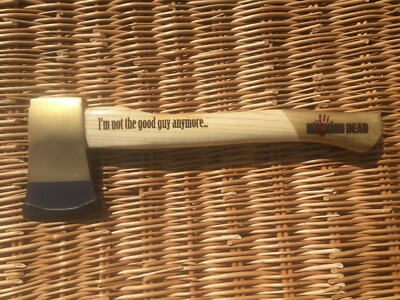 RICK GRIMES AXE REPLICA 1.5LB ** GOLD EDITION ** (0.68KG) HARDWOOD ...