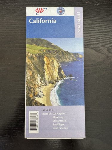 AAA Road Map-The Map of California - State Series - 2022 | eBay