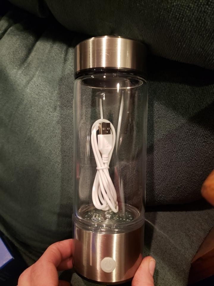 Aqua Vital Hydrogen Water Bottle 2025 Generator 16 oz/470 ml SPE-PEM ...