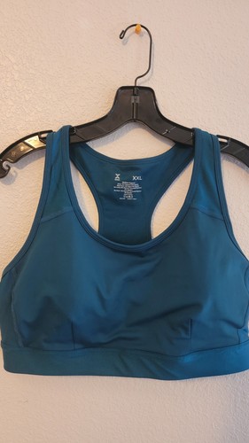 Xersion Medium Support Race-back Sport Bra XXL Teal NWT | eBay