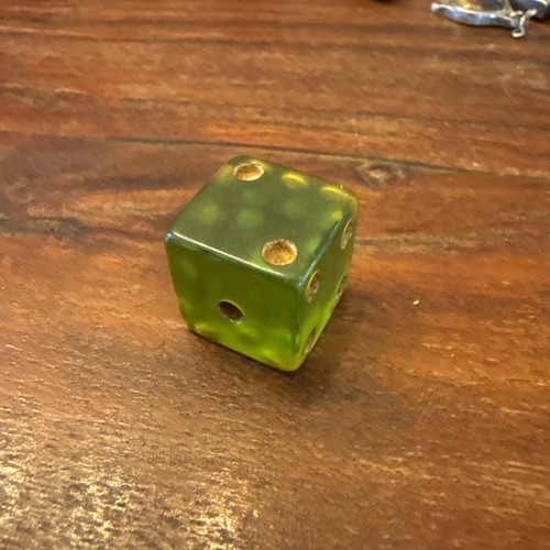 9/16" Translucent Green Vintage Replacement Die (Dice) | eBay