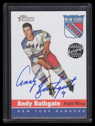 2000-01 Topps Heritage Autographs HAAB Andy Bathgate Auto | eBay