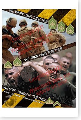 USMC Marine Corps 2015 Anti-Fraternization Awareness Training Poster | eBay
