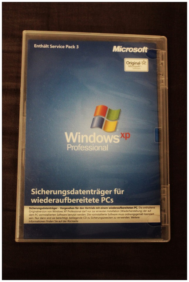 Microsoft Windows XP Professional Version 2002 Deutsch + KEY - Große ...
