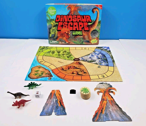 Dinosaur Escape Board Game COMPLETE Save The Dinosaurs 2-4 Players Ages ...
