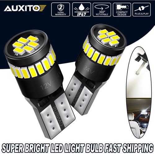 AUXITO ERROR FREE T10 194 24V XENON WHITE LED BULB CANBUS PARKER ...