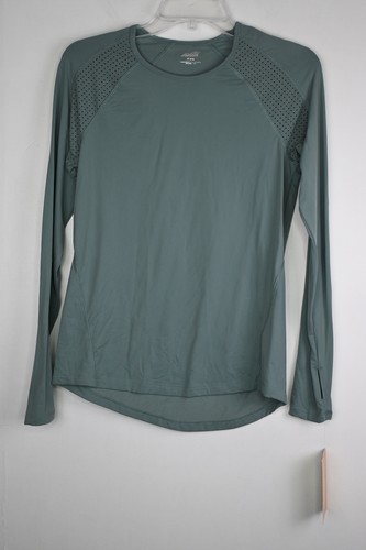 Women's Avia Long Sleeve Performance Tee Green XS(0-2) | eBay