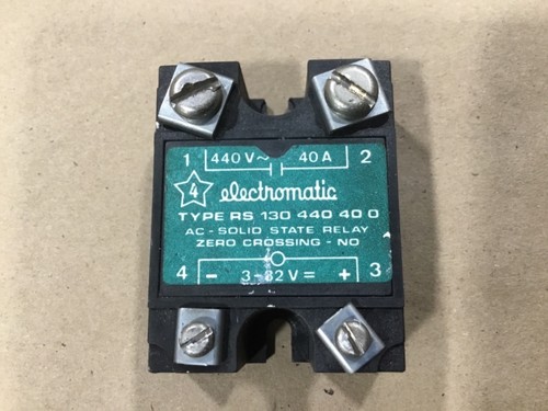 Electromatic RS 130 440 40 0 Solid State Relay 440V 40A Zero Crossing ...