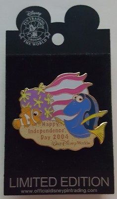 Disney WDW 4th Of July Nemo & Dory Pin LE 2000 | eBay