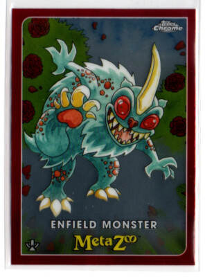 2022 Topps Chrome Metazoo Enfield Monster | eBay