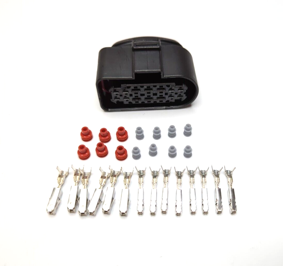 14 PIN 3C0973737 Headlight Connector housing Pigtail For Audi ...