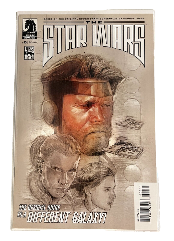 THE STAR WARS #0,1-8 COMPLETE SET GEORGE LUCAS SCREEN PLAY ROUGH DRAFT ...