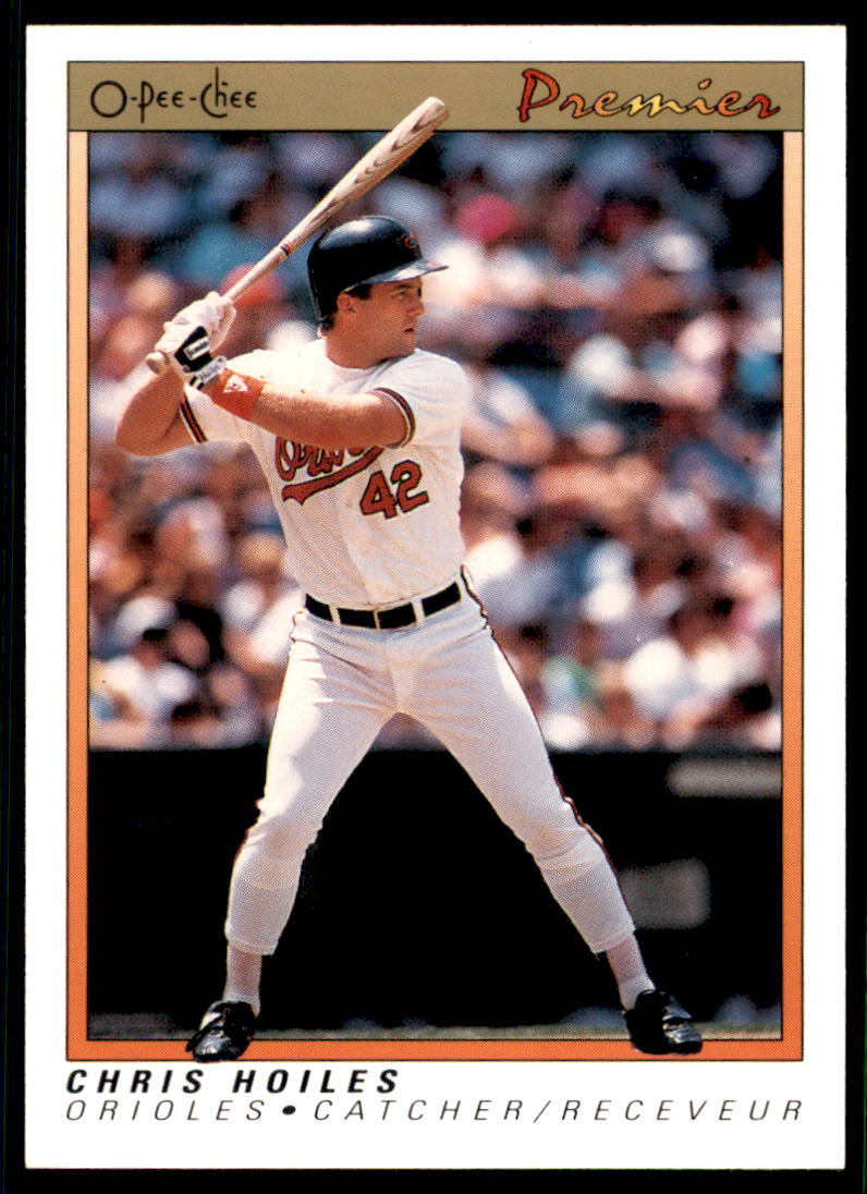 1991 O-Pee-Chee Premier #65 Chris Hoiles - Baltimore Orioles | eBay