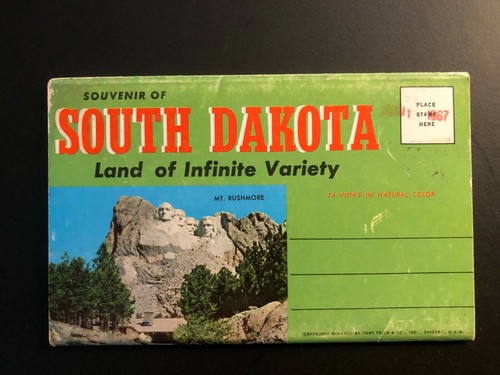 Old Vintage "SOUTH DAKOTA" Folder-cards Published 1958 | eBay