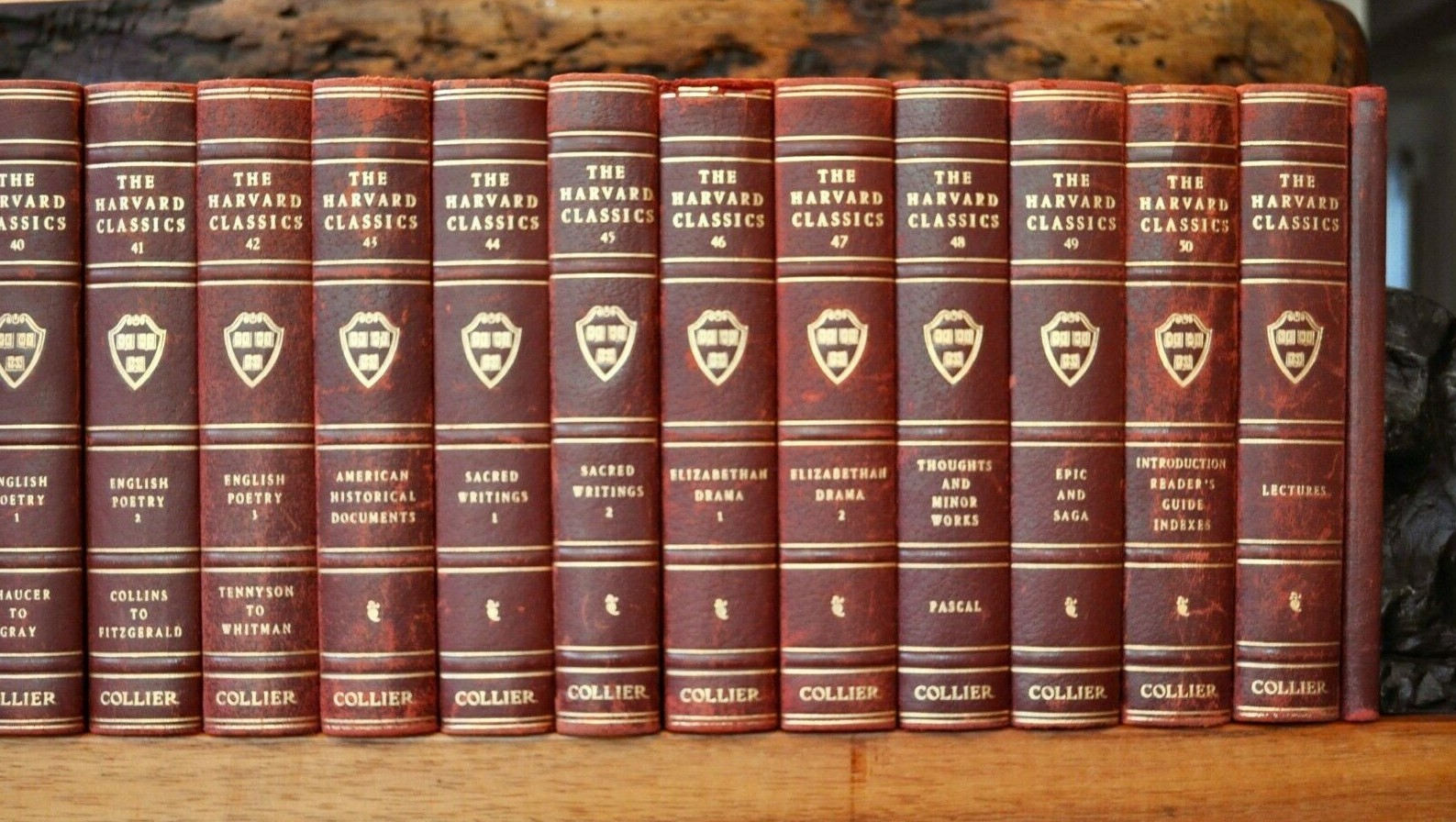 HARVARD CLASSICS Set ~ RARE Full Leather 1st Ed. ~ 52 Volumes | eBay