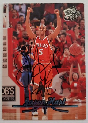 Jason Hart Signed 2000 PressPass #22 Card Syracuse NCAA NBA RAD | eBay