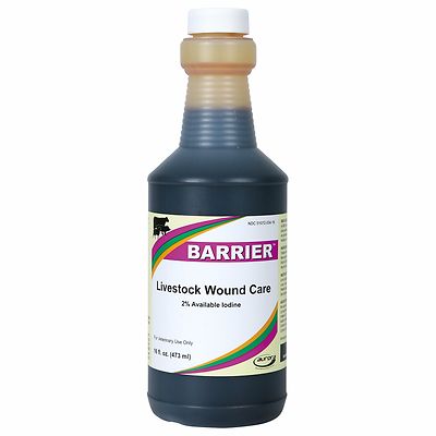 BARRIER WOUND SPRAY 2% I2 Solution Contains Bitrex Anti-bitting Agent ...