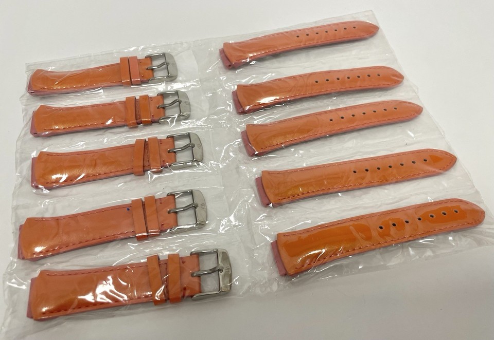 LOT OF 51- Authentic TechnoMarine Watch Straps Bands Real Leather 14 ...
