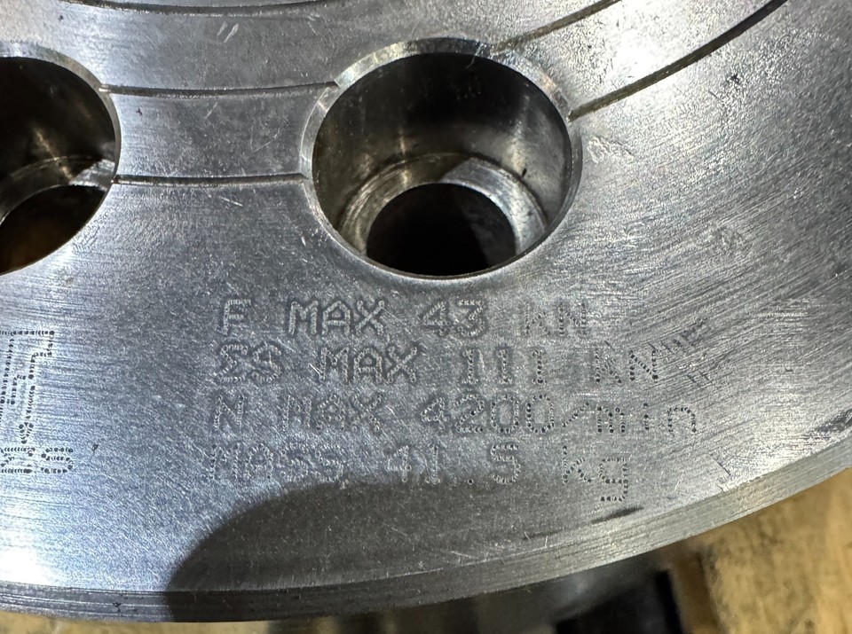 10" KITAGAWA B-210 LATHE POWER CHUCK 3-JAW A2-8 REBUILT CHUCK IN GREAT ...